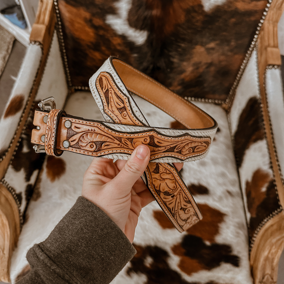 Cowhide belt | Rocket Donkey