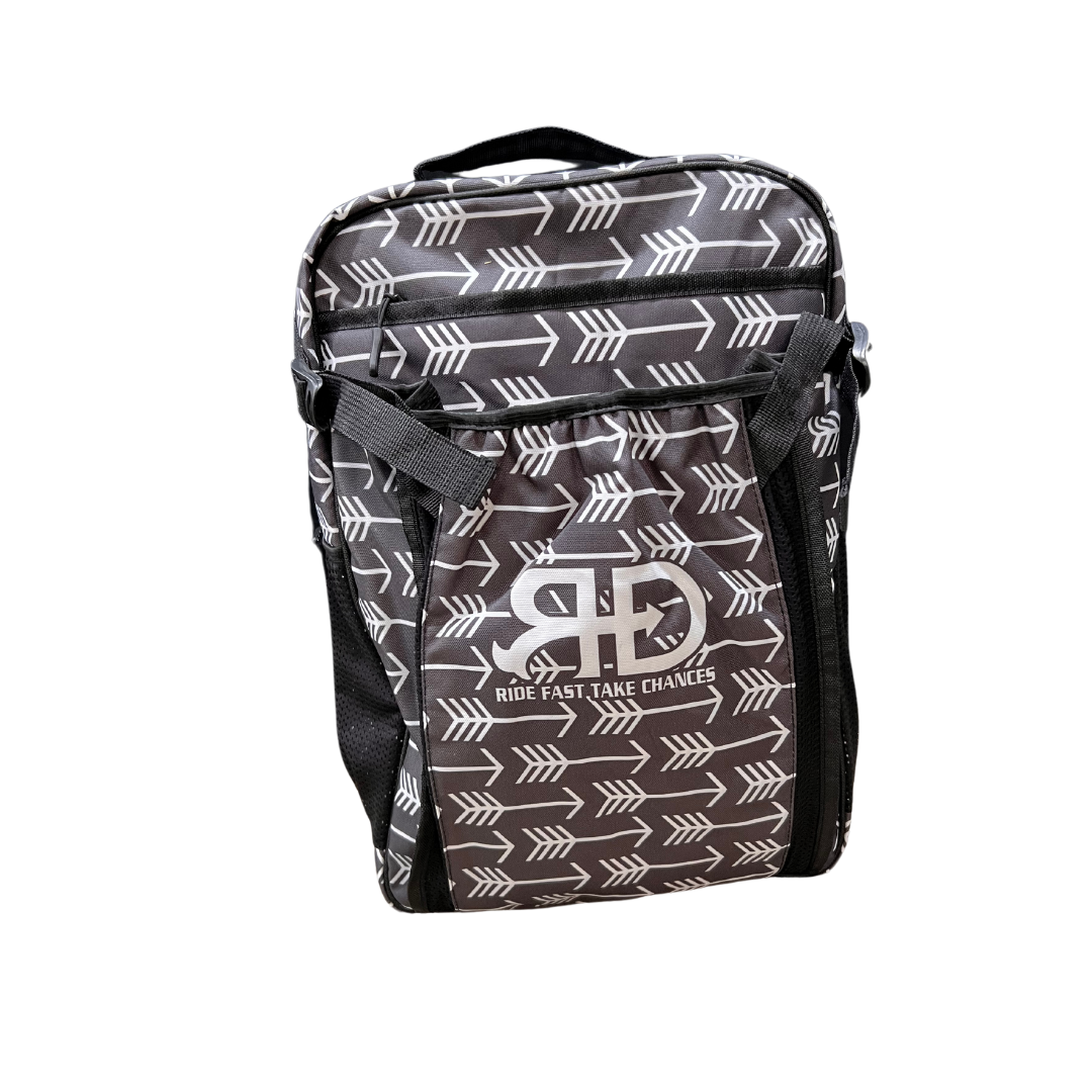 Gray Arrows Backpack | Rocket Donkey