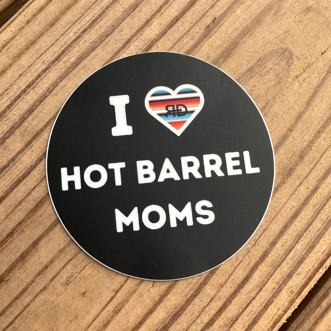 Hot Barrel Mom Sticker | Rocket Donkey