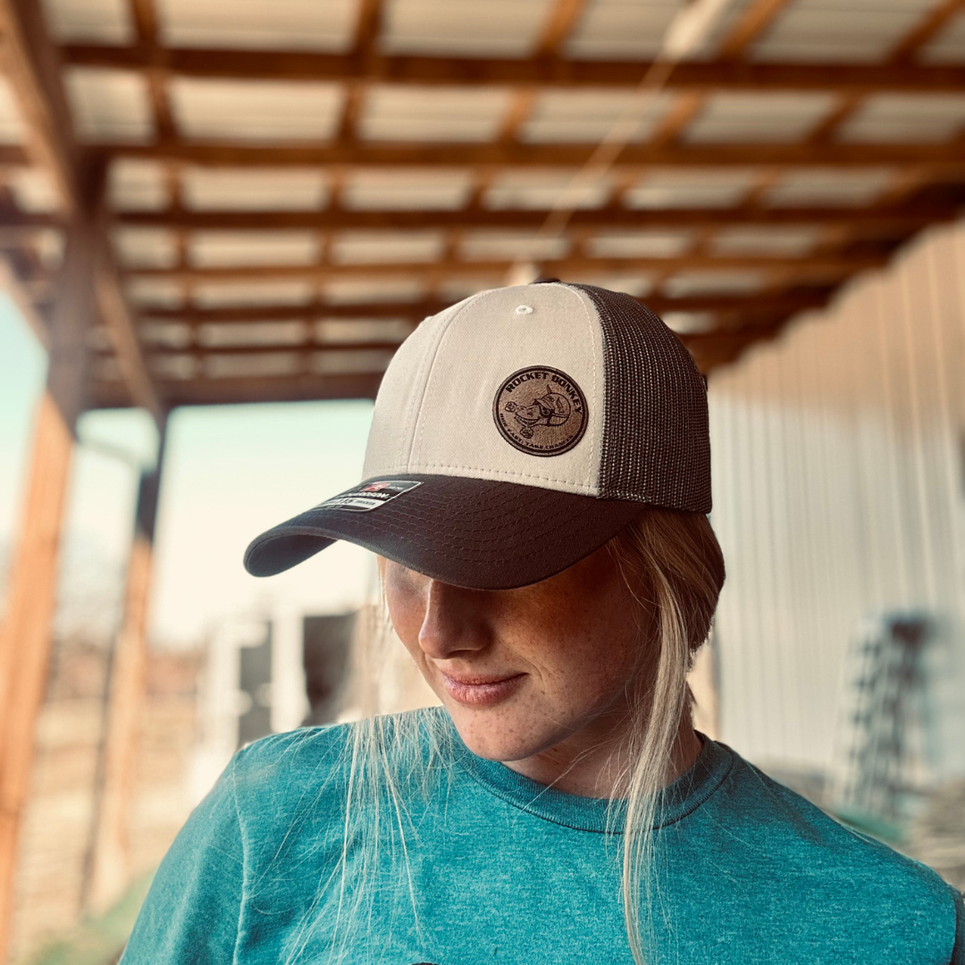 Tan and green ball cap | Rocket Donkey